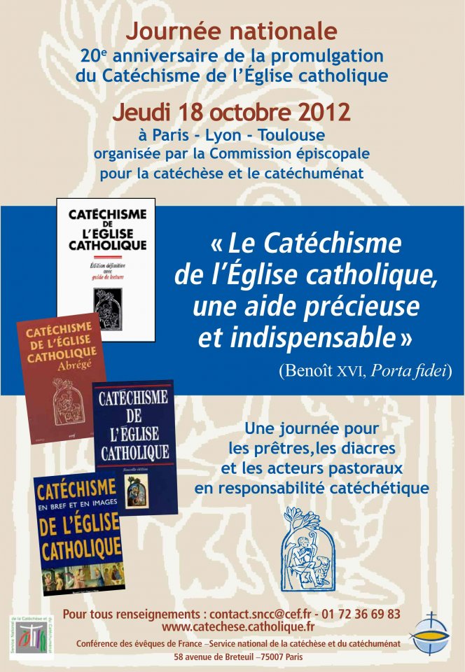 20ème anniversaire de la publication du « Catéchisme de l'Eglise ...